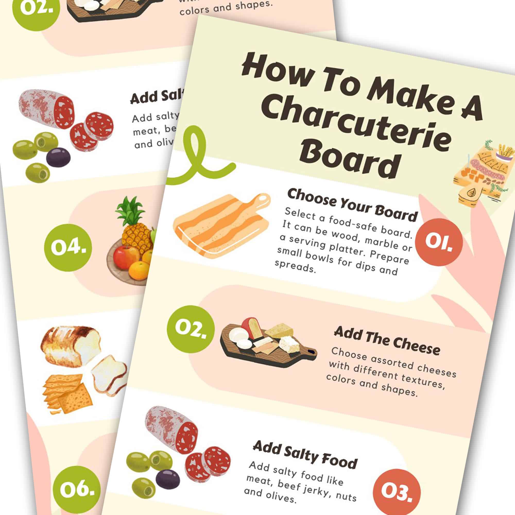 Free Printable Step-By-Step Charcuterie Board Guide - Stylish Celebrations