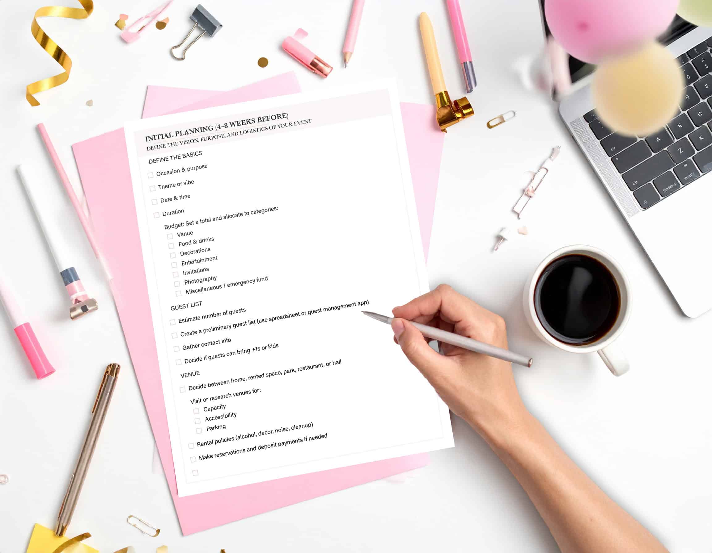 The Only Party Planning Checklist You’ll Ever Need (Free Download ...